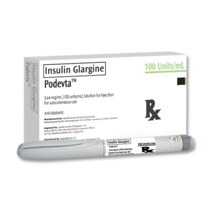 PODEVTA Insulin Glargine 100IU 3mL - 1 Piece price in the Philippines ...